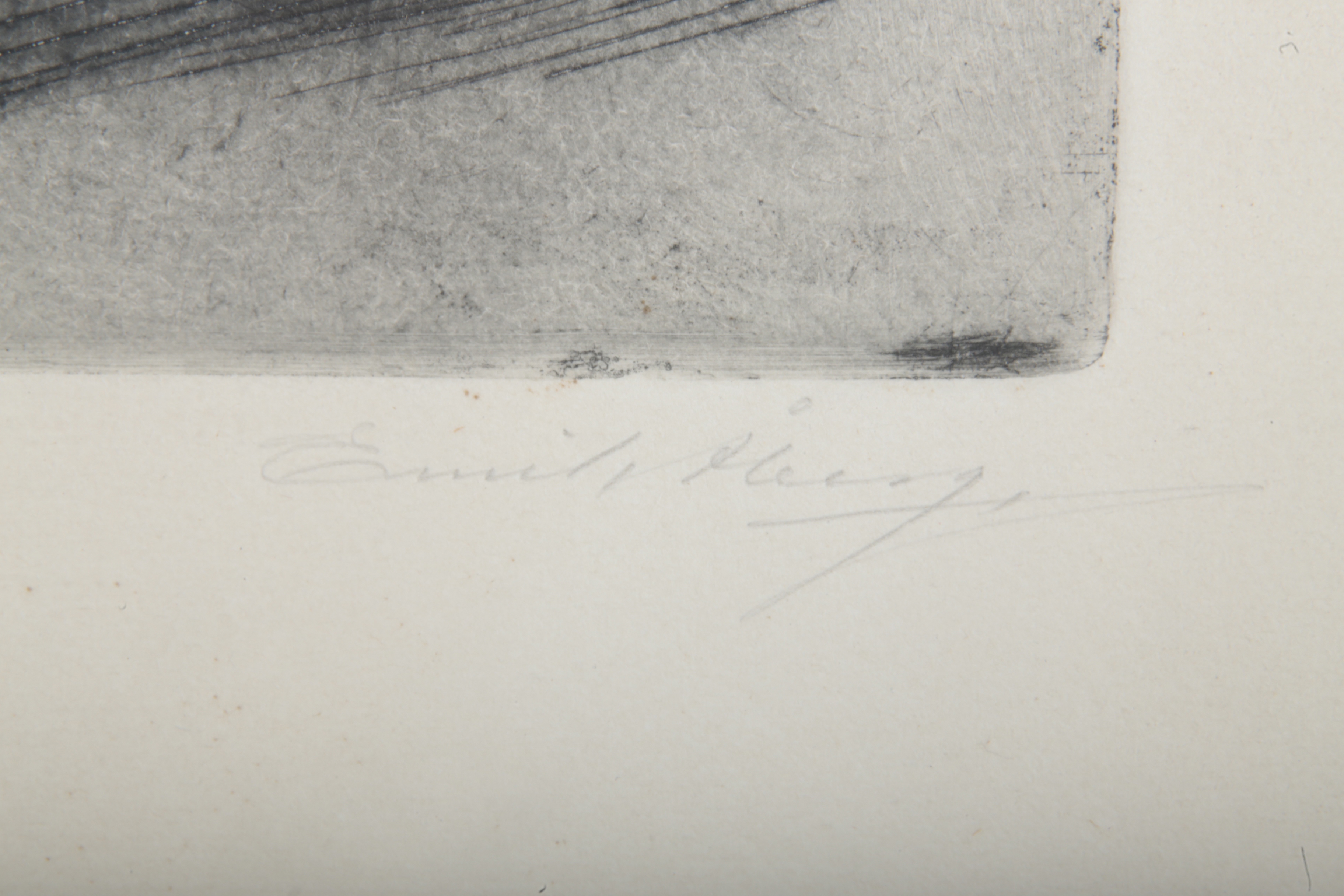 Emil Åberg etsning "Samer" signerad | Auktion.se